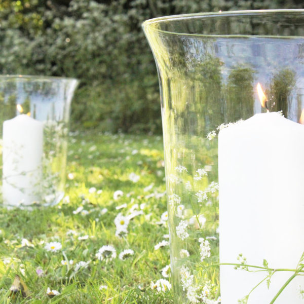 Large Glass Hurricane – Hutton and Hutton