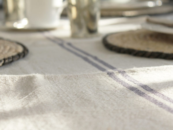 Blue Linen Table Runner – Hutton and Hutton